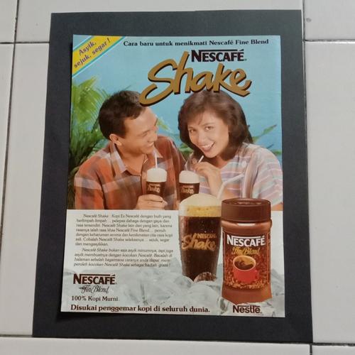 Jual iklan warna Shake Nescafe potongan majalah jadul kuno lawas - Kota ...