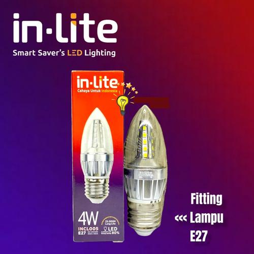Jual Lampu LED Candle In-Lite 4W E14 / E27 (Pilih Varian) - INCL005 E27 ...