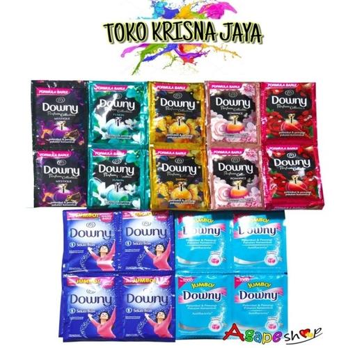 Jual DOWNY PREMIUM PARFUM PEWANGI DAN PELEMBUT PAKAIAN SACHET RENCENG - Floral Pink - Kab ...