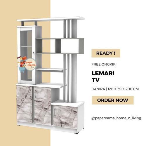 Jual Lemari Sekat 120cm - Lemari Hias Minimalis - Pembatas Ruangan ...