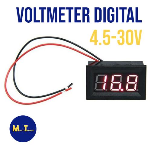 Jual Digital Voltmeter DC 4,5V-30V - 3 kabel - Kota Surabaya ...