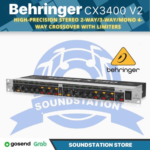 Promo BEHRINGER SUPER-X PRO CX3400 V2 2 / 3 / Mono 4 Way Crossover ...