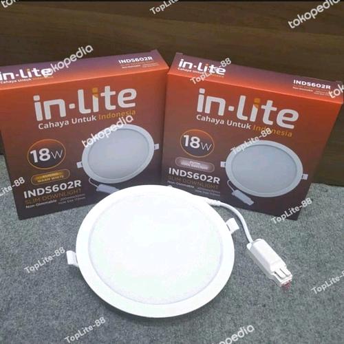 Jual Lampu Led Downlight IB INLITE INDS602R 18W 18Watt Panel Light ...