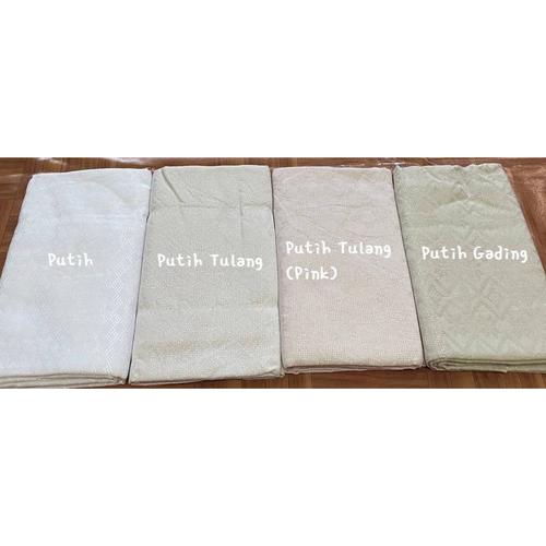 Jual Kain Doby Polos Bermotif Warna Putih Tulang Broken White - Kota ...