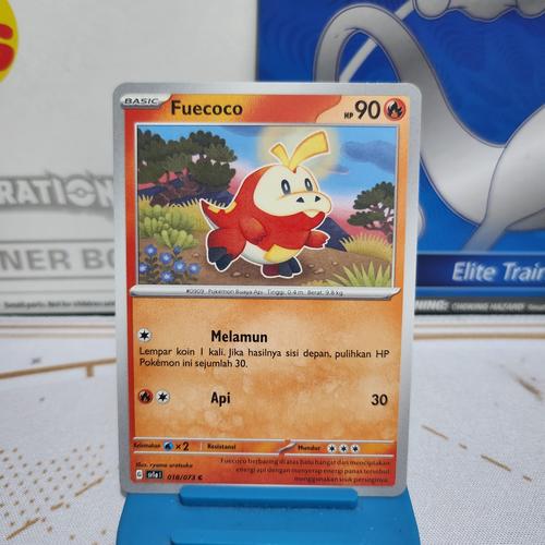 Jual Fuecoco C 018/073 sv1a Hantaman Triplet - Kartu Pokemon TCG Indonesia - Kota Bekasi ...