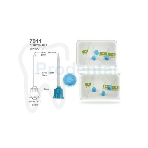 Jual Dental mixing tip double impresion disposable mixing tip dental ...