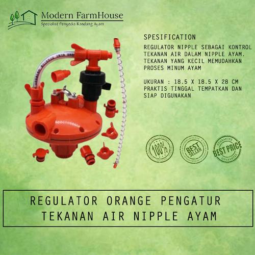 Jual REGULATOR AIR PENURUN TEKANAN AIR REGULATOR MERAH NIPPLE NIPLE ...