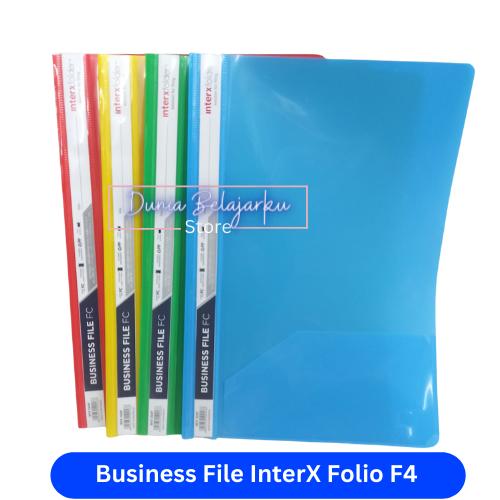 Jual Business / Bisnis File InterX Folio F4 Map Snelhekter Plastik ...