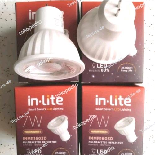 Jual Lampu Sorot Led Spot Mr16 INLITE 7W 7Watt Dimmable Dimmer ...