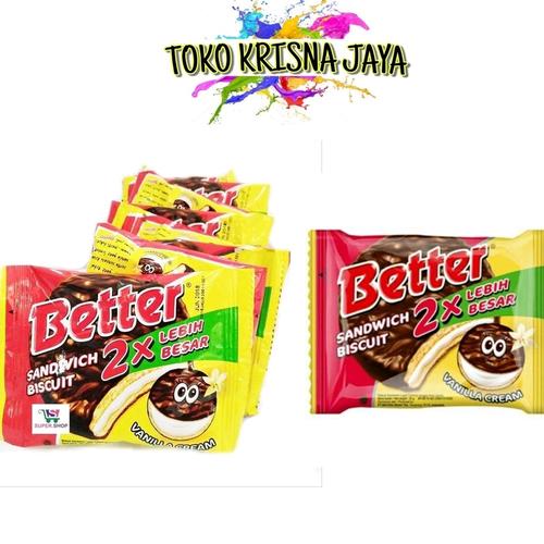 Jual BETTER SANDWICH BISCUIT SACHET 1 RENCENG ISI 10BKS X 22GR - Kab ...
