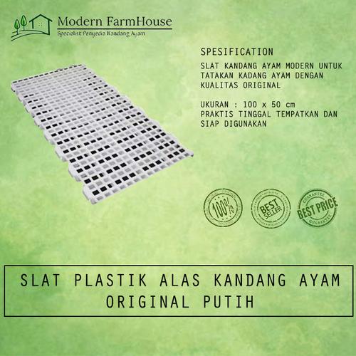Jual LANTAI PIJAKAN PLASTIK ALAT TERNAK AYAM UNGGAS ORIGINAL SLAT ALAS ORI - Jakarta Barat ...
