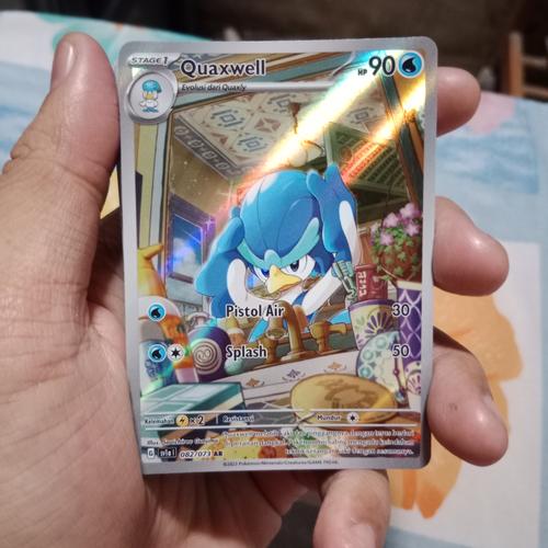 Jual kartu pokemon hantaman triplet quaxwell ar - Kota Bandung - pokemon48 | Tokopedia