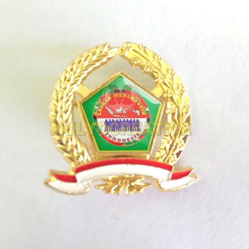 Jual Pin LMPI - Logam Kuningan - Bentuk Padi Kapas Logo Laskar Merah ...