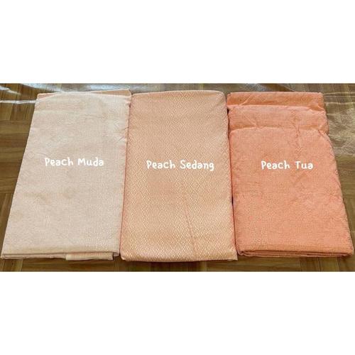Jual Kain Doby Polos Bermotif Warna Peach Salem Pastel - Peach Muda ...