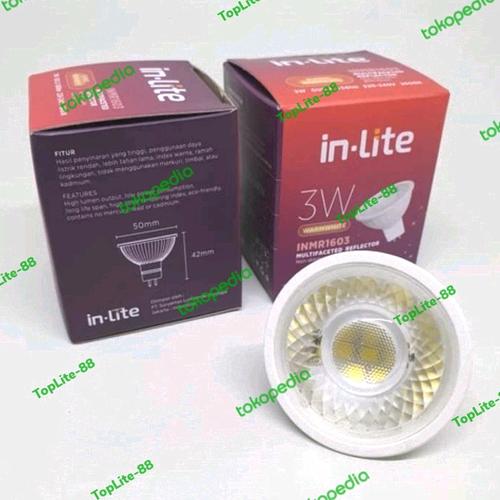 Jual Lampu Sorot Led Spot Mr16 INLITE 3W 3Watt Led SpotLight Tusuk Gu5.3 - Putih - Jakarta Pusat ...