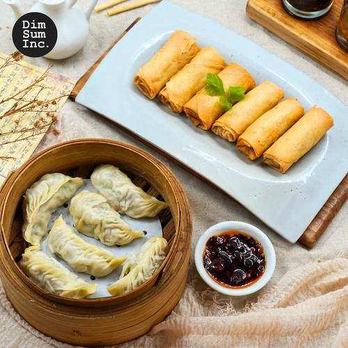 Jual Mix Dimsum - Gyoza / Pangsit Ayam Udang + Lumpia Goreng / Spring ...