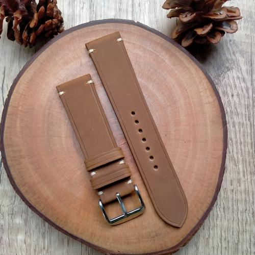 Jual tali jam tangan kulit asli 22mm , leather watch strap 22 - Jakarta ...