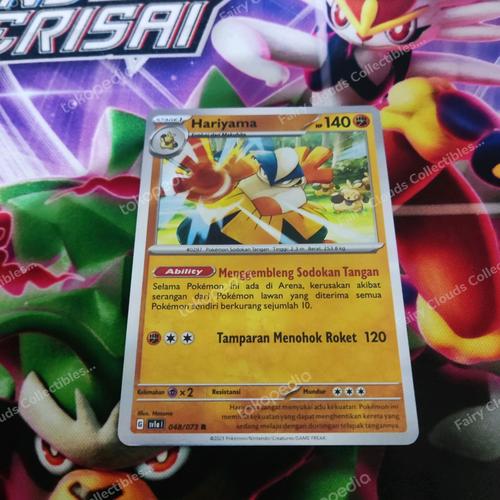 Jual Hariyama R Foil Pokemon TCG Indonesia Hantaman Triplet - Kota Tangerang Selatan - Fairy ...