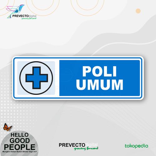 Jual Sticker Information Sign Rambu Poli Umum - Jakarta Barat ...
