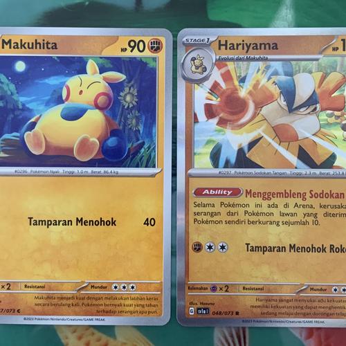 Jual Pokemon TCG Indonesia Makuhita Hariyama SV1a - Kab. Bekasi - Varian S | Tokopedia
