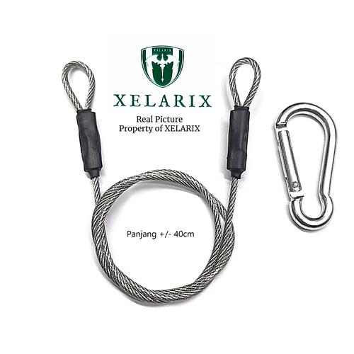 Jual Sling baja pengaman tas / seling baja / pengunci tas anti copet ...