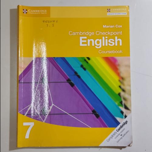 Jual Buku Original Cambridge Checkpoint English 7 Course Book - Buku 1 ...
