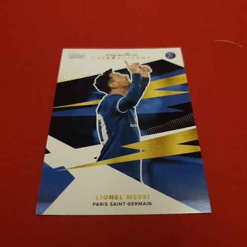 Jual Kartu bola psg lionel messi signature celebrations topps 2022 ...