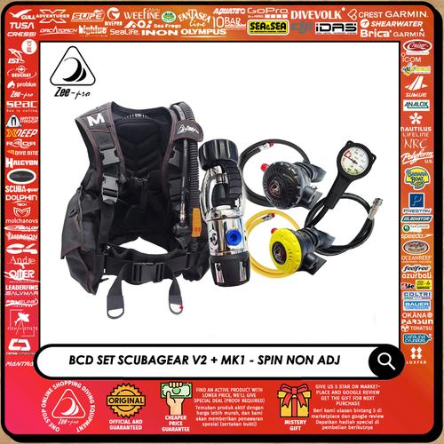 Jual Paket Selam BCD Set Regulator Scubagear V2 1st Stage MK1 Octopus ...