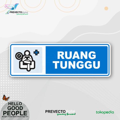 Jual Sticker Information Sign Rambu Ruang Tunggu - Jakarta Barat ...
