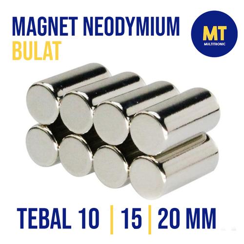 Jual Magnet Neodymium Bulat Ketebalan 10mm, 15mm, dan 20mm - 40 x 20 mm ...