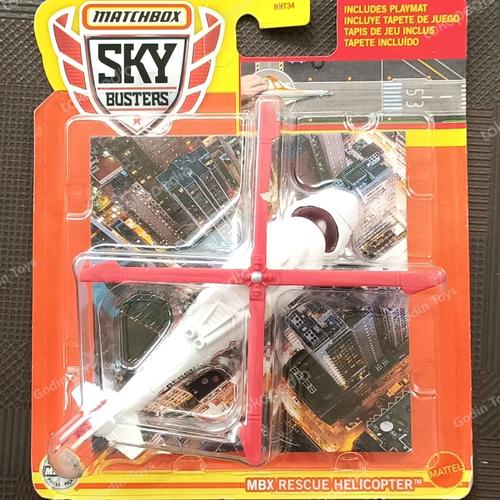 Jual Matchbox Sky Busters MBX Rescue Helicopter diecast - Kota ...