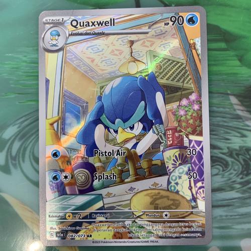Jual Pokemon TCG Indonesia Quaxwell AR SV1a 082 - Kab. Bekasi - Varian ...