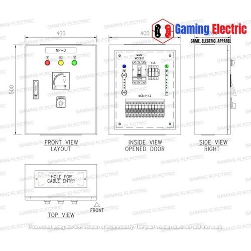 Jual Panel Listrik Pembagi 3 Phase 12 Group Main 63A Himel - Kab. Bogor ...