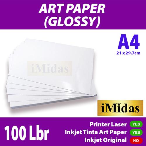 Jual Kertas Art Paper / Kertas Brosur Flyer isi 100 lembar A4 - AP ...