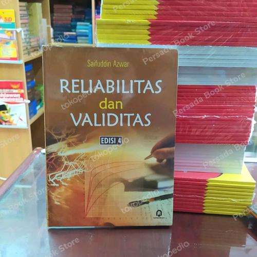 Jual Reliabilitas Dan Validitas Edisi 4 - Saifuddin Azwar Original - Jakarta Pusat - Persada ...