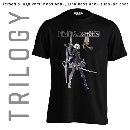 Promo TRILOGY DTF 0180 - NIER AUTOMATA - 2B - Kaos Premium - Anime ...