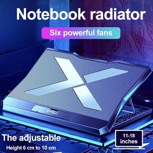 Jual Cooling Pad Laptop RGB Kipas Pendingin Alas Laptop Stand Holder ...