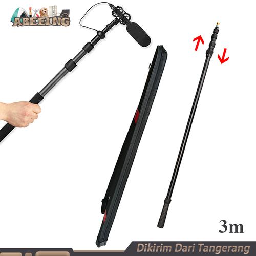 Jual 3.5 Meter Universal Tiang Boom Pole Mic Microphone Dengan Tas - 3m ...