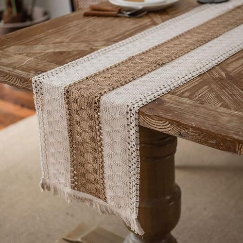 Promo Table runner Rajut Nordic Premium Vintage / Taplak Meja Panjang ...