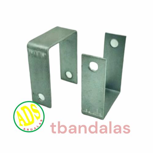 Jual clamp klem U hollow holo penggantung rangka gypsum 20 x 40 & 40 x ...