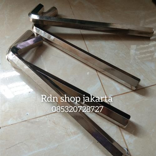 Jual kunci L hex key 8 10 12 14 17 19 22 24 27 32 mm OPT CR-V - 17 mm ...