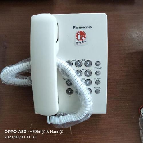 Jual PESAWAT TELEPON RUMAH INDIHOME PANASONIC KX-TS505 - PUTIH - Putih, KX-T505 - Jakarta Barat ...