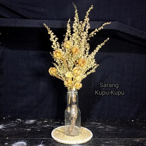 Jual vas bucket bunga kering paket mini lengkap - baby 9 - Kab. Malang ...