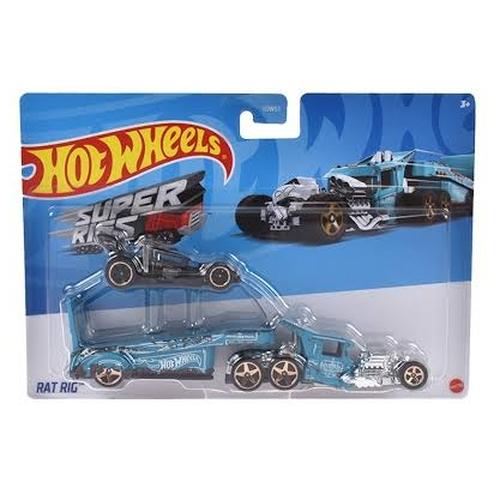 Jual Hot Wheels Mattel Super Rigs Rat Rig Diecast Truk Trailer - Kota ...