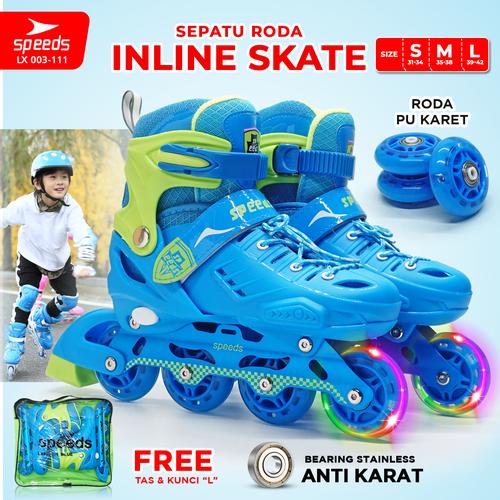 Promo SPEEDS Inline Skate Anak Sepatu Roda Remaja Power aosite LX 003 ...
