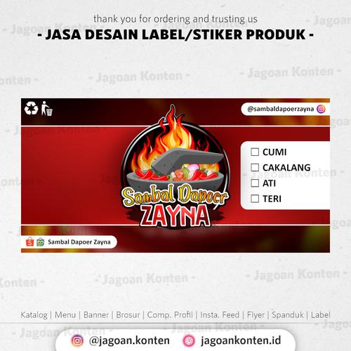 Jual Desain Label Kemasan Produk Stiker Profesional Premium Murah Cepat ...