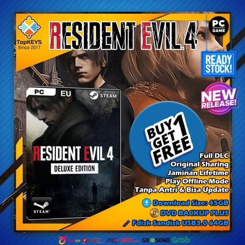Jual Resident Evil 4 RE4 Remake RE4 Deluxe Edition PC DVD ORIGINAL - DL-ST - Jakarta Barat ...