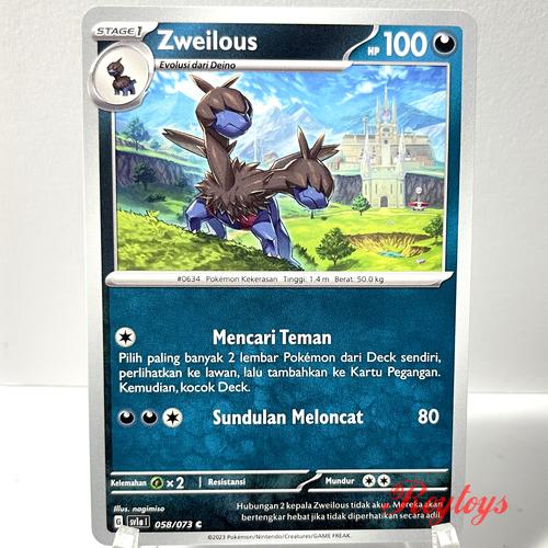 Jual Pokemon Hantaman Triplet SV1a - 058 Zweilous - Jakarta Utara - ReyToys | Tokopedia