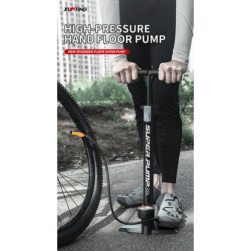 Promo POMPA ANGIN BAN SEPEDA Air Pump 160 PSI with Gauge 2 JENIS KEPALA ...