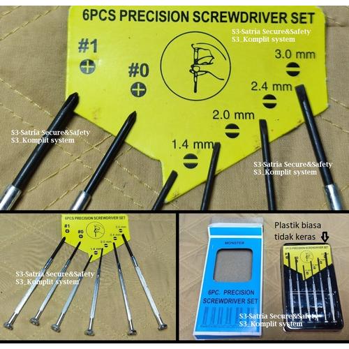 Jual obeng set min plus module step up down Multiturn Trimpot kf300 3mm ...